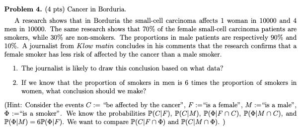 A research shows that in Borduria the small-cell | Chegg.com
