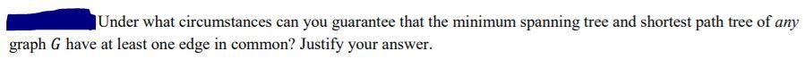 Solved 8. [6 marks] Consider graph G given below. Draw all | Chegg.com
