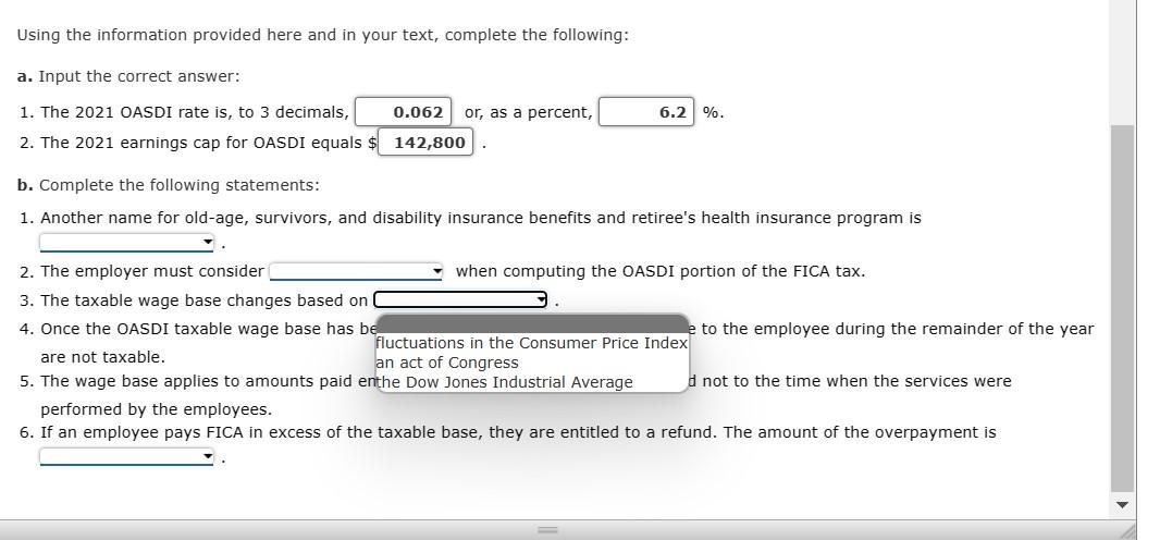 Solved Using the information provided here and in your text, | Chegg.com