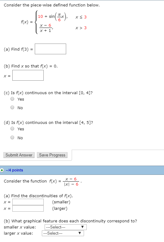 Solved Consider the piece-wise defined function below 10 | Chegg.com