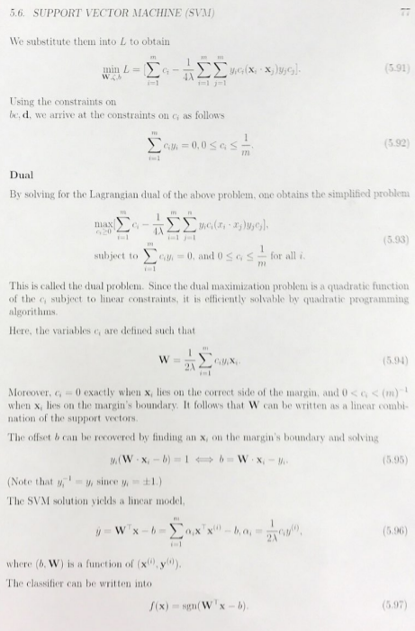 SVM problems result in a quadratic optimization | Chegg.com