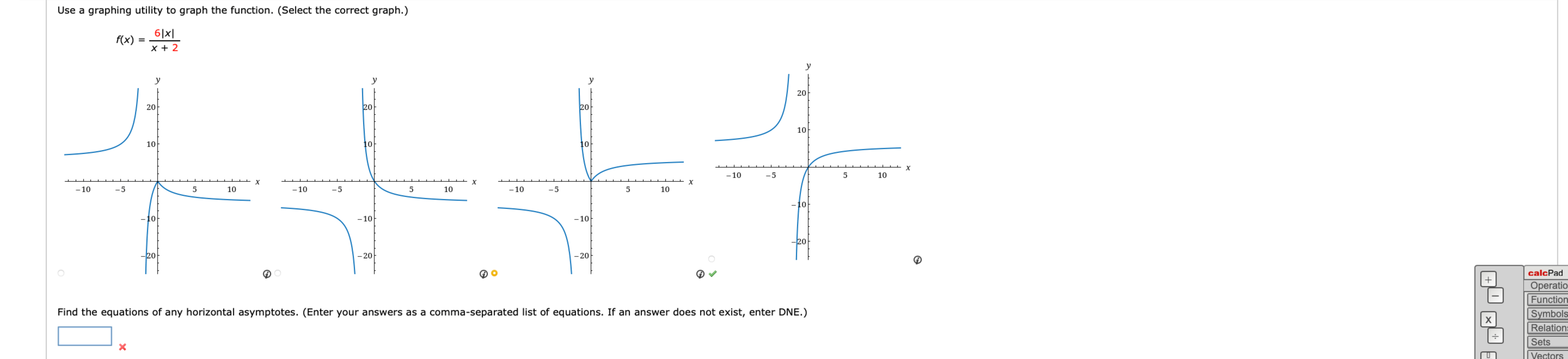 Solved Use a graphing utility to ﻿graph the function. | Chegg.com