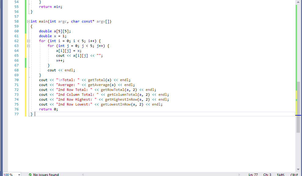 Solved 2 3 4. #include using namespace std; double | Chegg.com