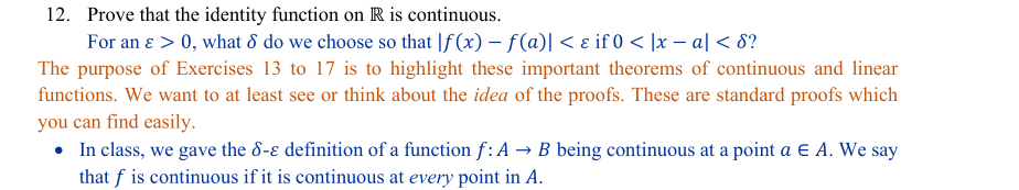 Solved 12. Prove that the identity function on R is | Chegg.com