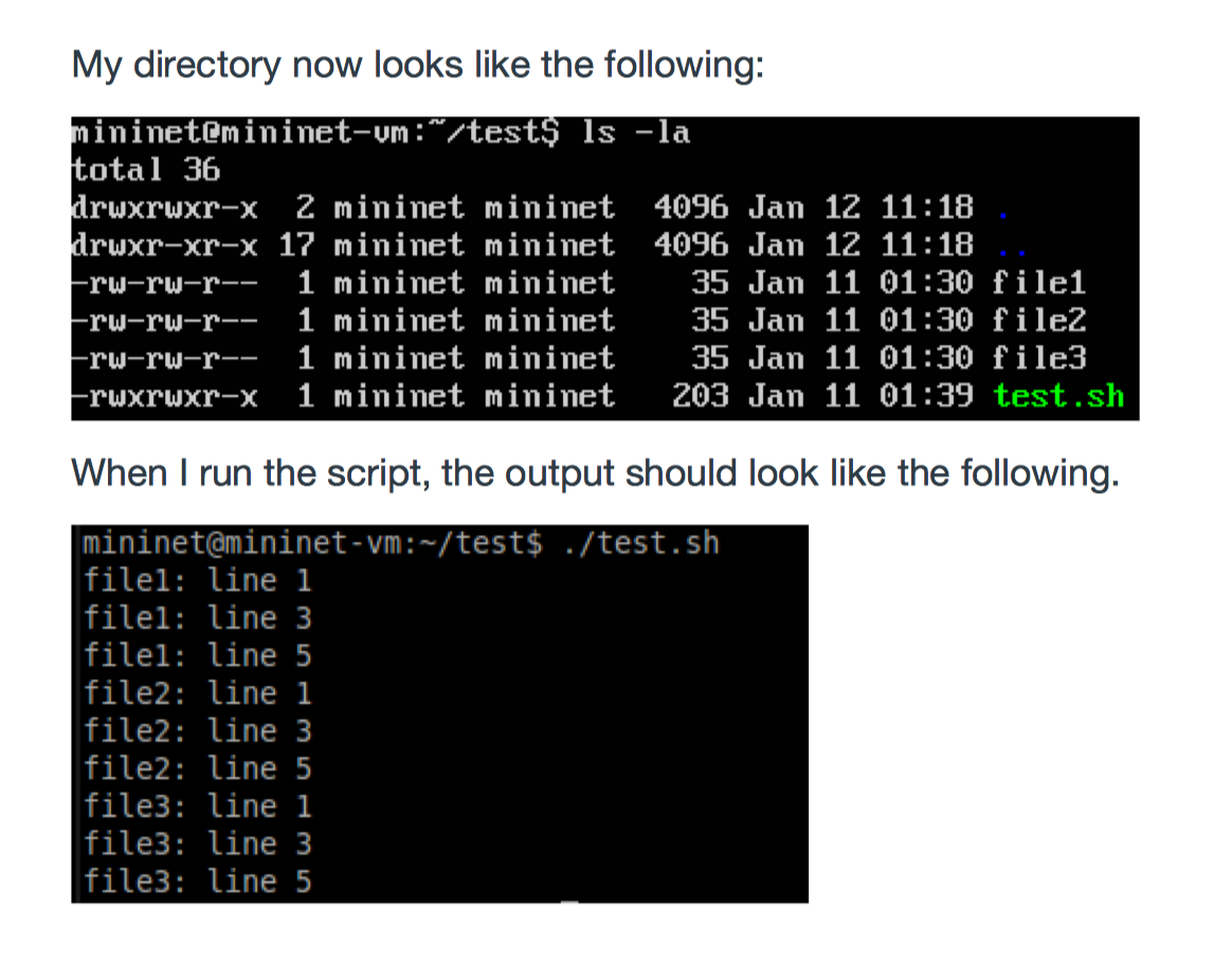 Solved 11. [20pts] Write a shell script that only prints the | Chegg.com