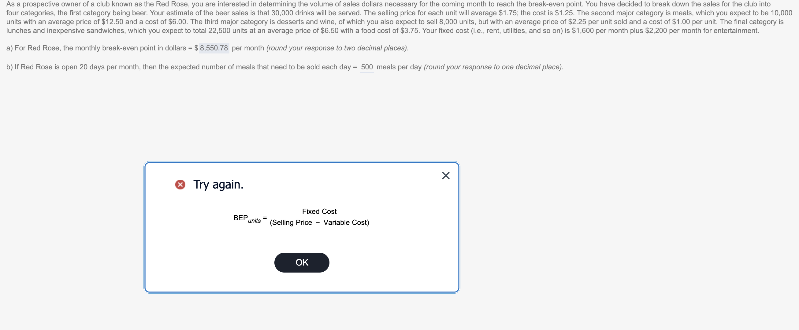 Solved why is it not 500? ﻿I dont get it, ﻿please solve step | Chegg.com