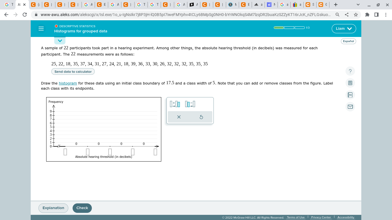 Solved A sample of 22 participants took part in a hearing | Chegg.com