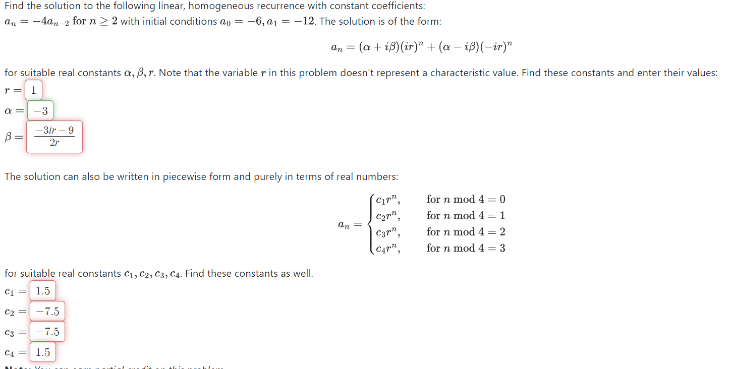 Solved The solution can also be written in piecewise form | Chegg.com