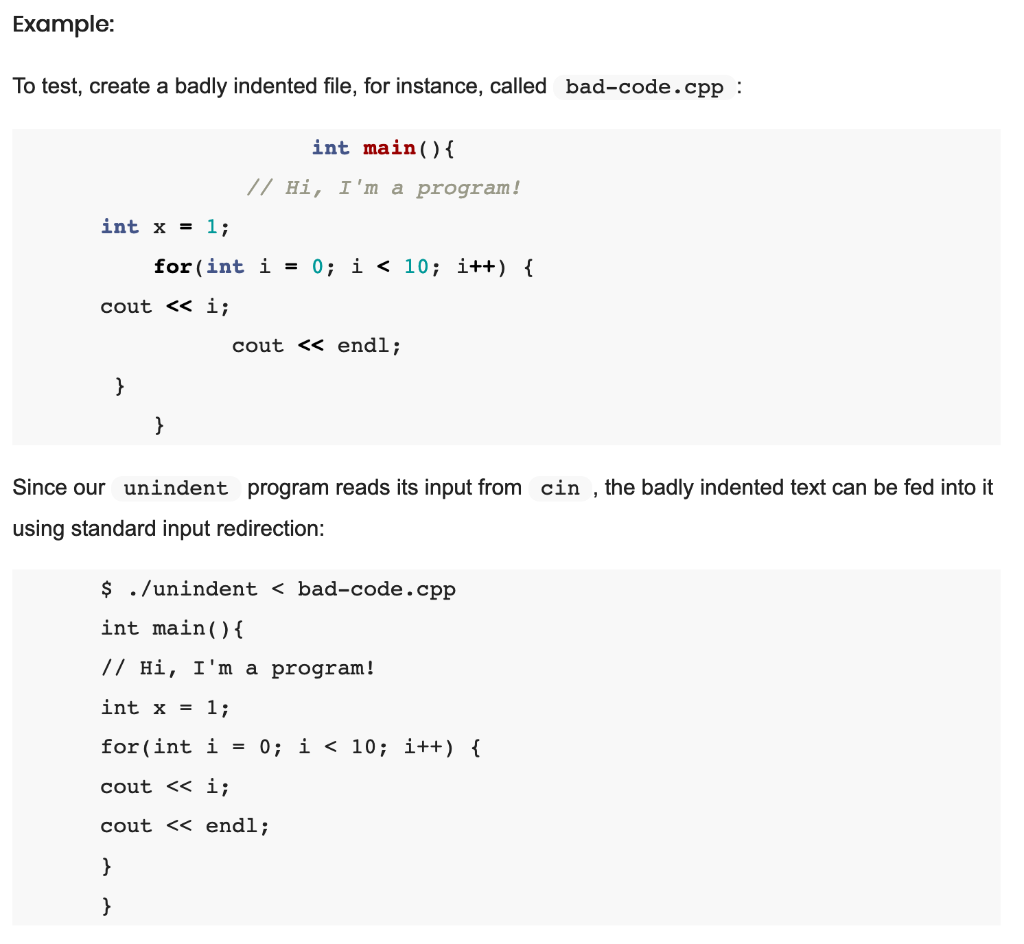 Solved Task A Removing Indentation Before We Make A Program