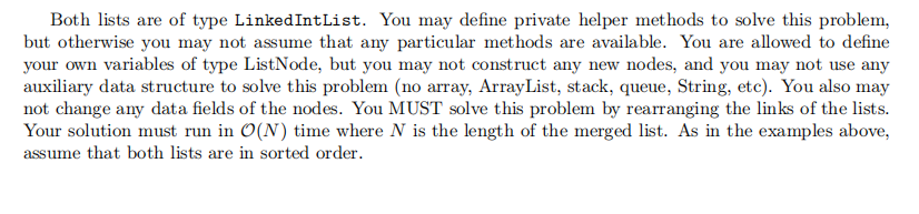Solved LinkedList Programming Write a method of the | Chegg.com | Chegg.com