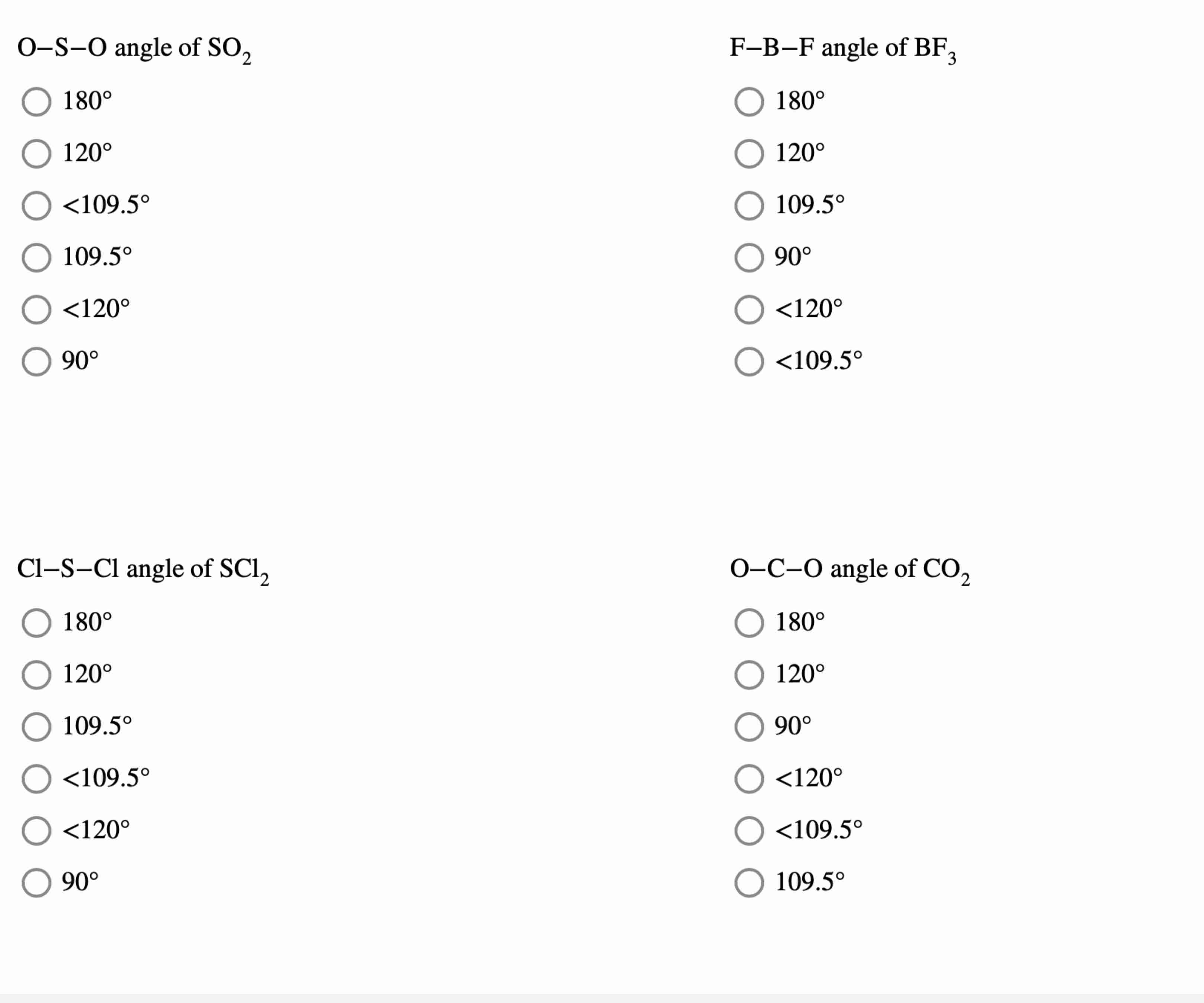 Solved O-S-O ﻿angle | Chegg.com