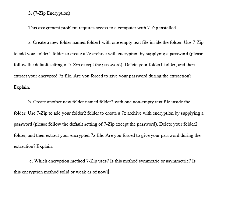 Solved This assignment problem requires access to a computer | Chegg.com