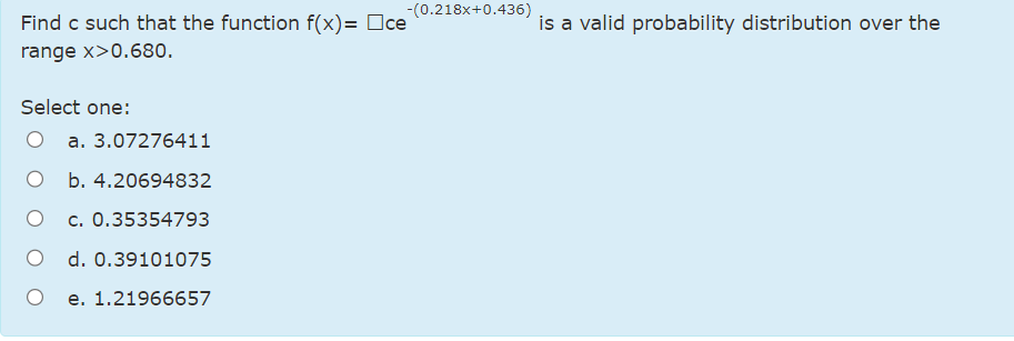 Solved Find c ﻿such that the function | Chegg.com
