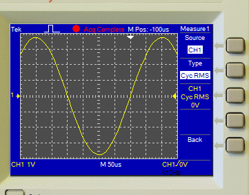Solved Tek Acq Complete M Pos: -100us Measure1 Source CH1 | Chegg.com