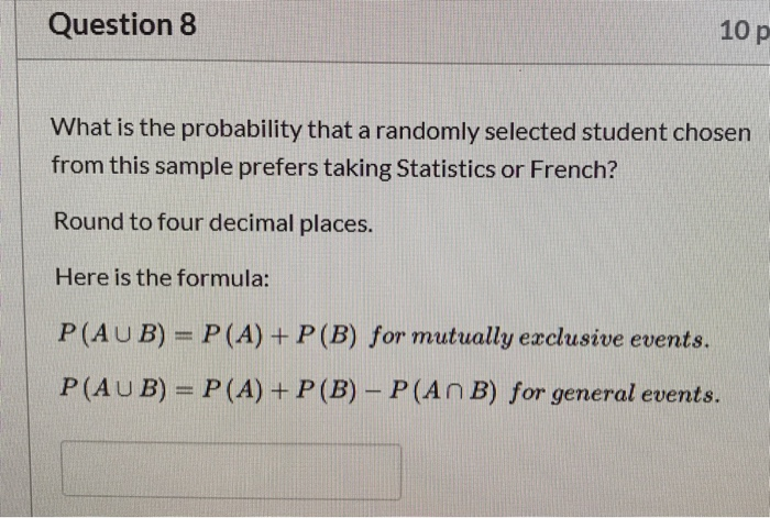 Solved What is the probability that a randomly selected | Chegg.com