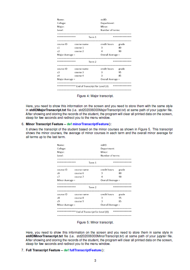 Develop a menu driven complete program that can | Chegg.com