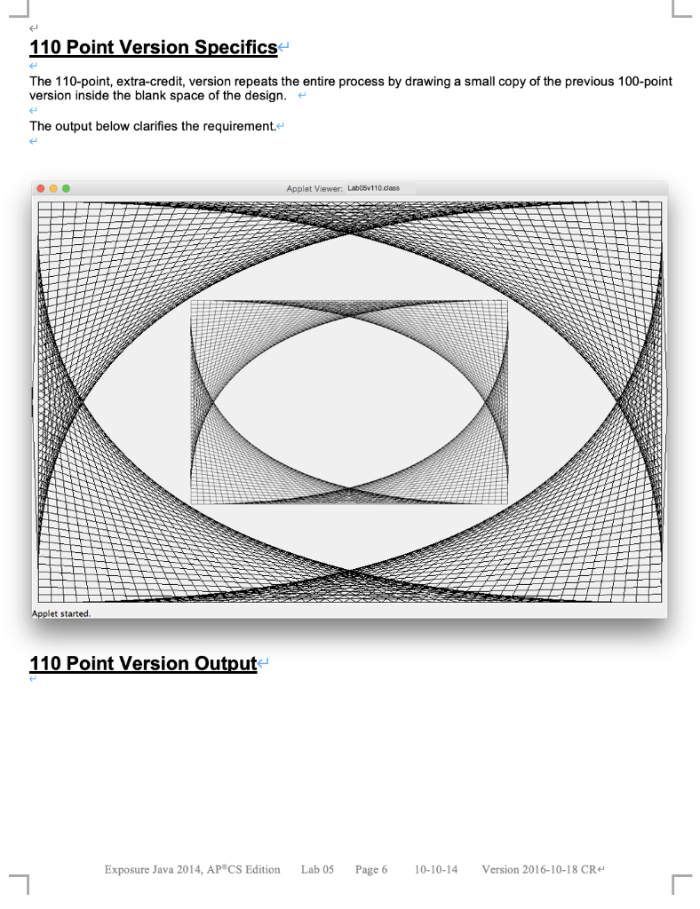 Can someone help me replicate the 110 point version | Chegg.com