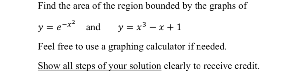 Solved Find the area of the region bounded by the graphs of | Chegg.com