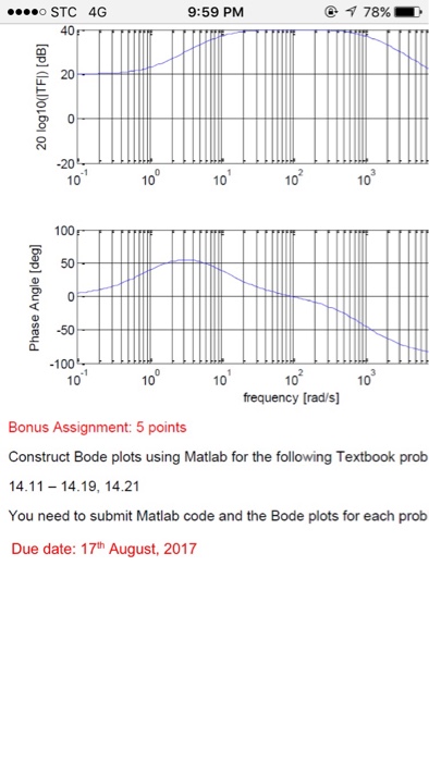 Solved STC 4G 4:55 PM 을 ; os://bbappsrv.pmu.edu.s 4 Matlab | Chegg.com
