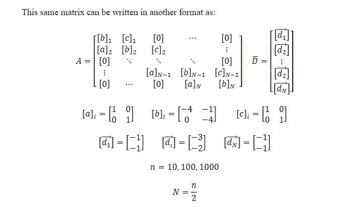Solved Assume you are trying to solve for in Až = D, where A | Chegg.com