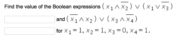 Solved Write Boolean expressions to describe the multiple | Chegg.com