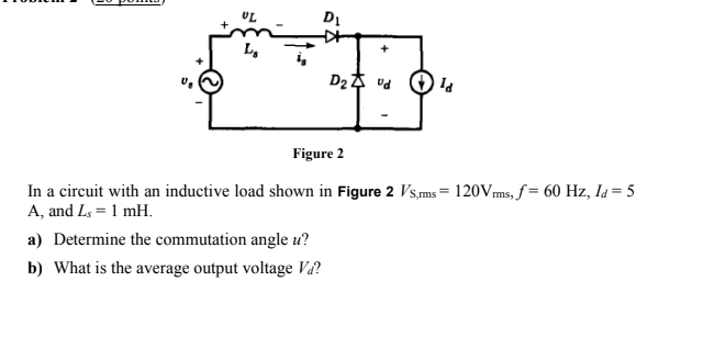 Solved Figure 2 In a circuit with an inductive load shown in | Chegg.com