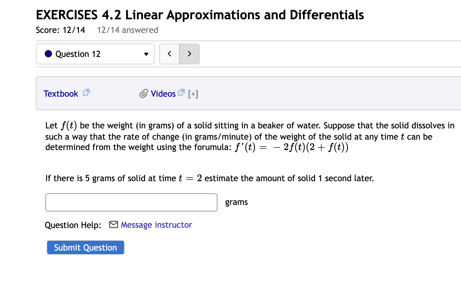 Solved EXERCISES 4.2 Linear Approximations and Differentials | Chegg.com