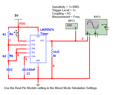 Using Multisim set up the circuit AS SHOWN. f= 1kHz, | Chegg.com