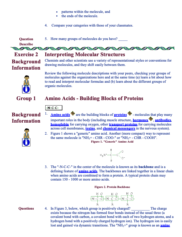 Solved Pattern Matching: Organic Molecules Objectives Once | Chegg.com