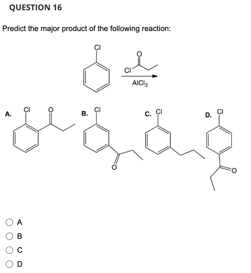 Solved Predict the major product of the following reaction: | Chegg.com
