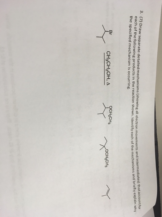 Solved Draw separate detailed mechanisms (showing all | Chegg.com Solved Draw separate detailed mechanisms (showing all | Chegg.com