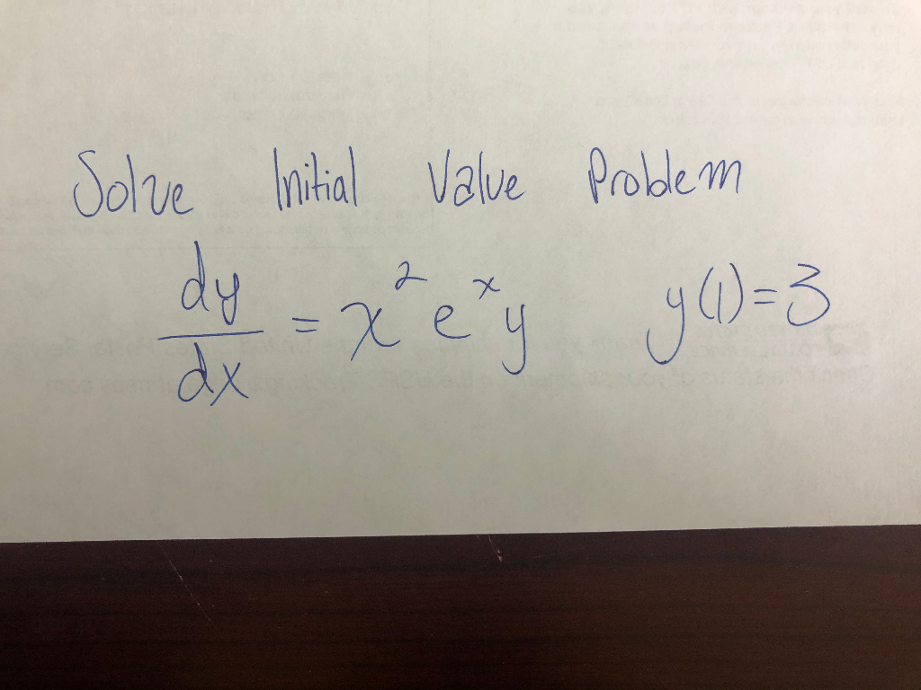 Solved Solve Initial Value Problem dy xkery 6-3 dx | Chegg.com