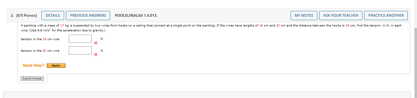 Solved 2. [0/5 Points] DETAILS PREVIOUS ANSWERS POOLELINALG4 | Chegg.com