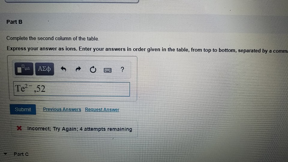Solved Constants I Periodic Table Part A Fill in the blanks | Chegg.com