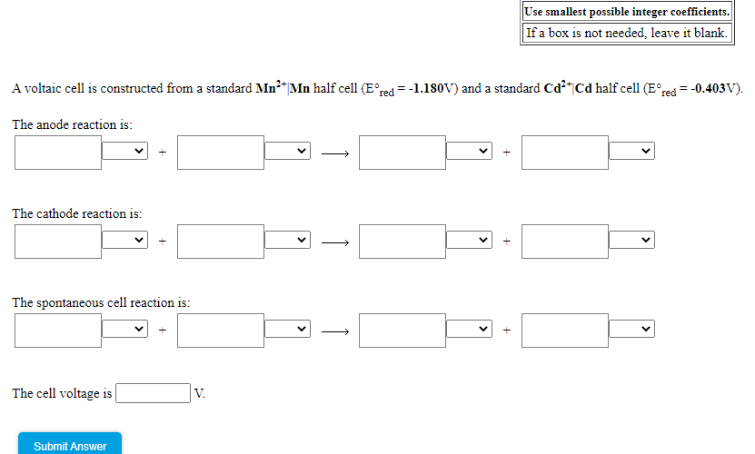 Solved Use smallest possible integer coefficients. If a box | Chegg.com