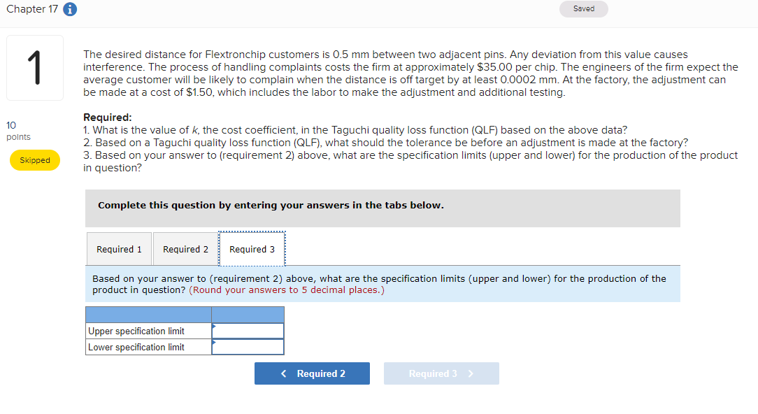 Solved The desired distance for Flextronchip customers is | Chegg.com