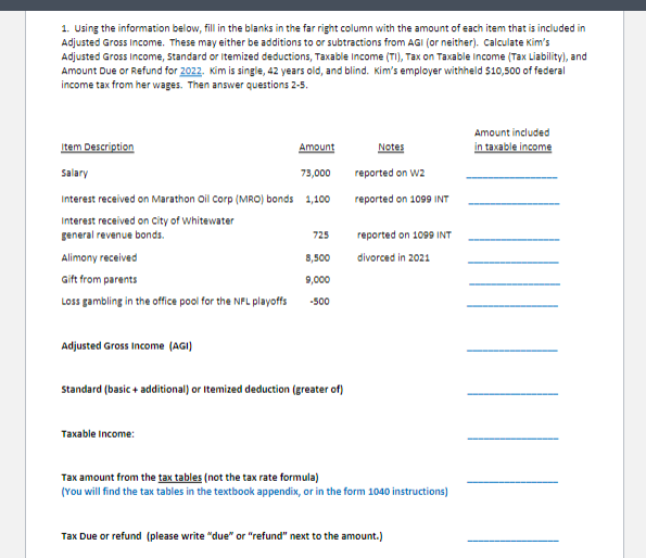 2. On what line number of 2022 , form 1040 is AGI | Chegg.com