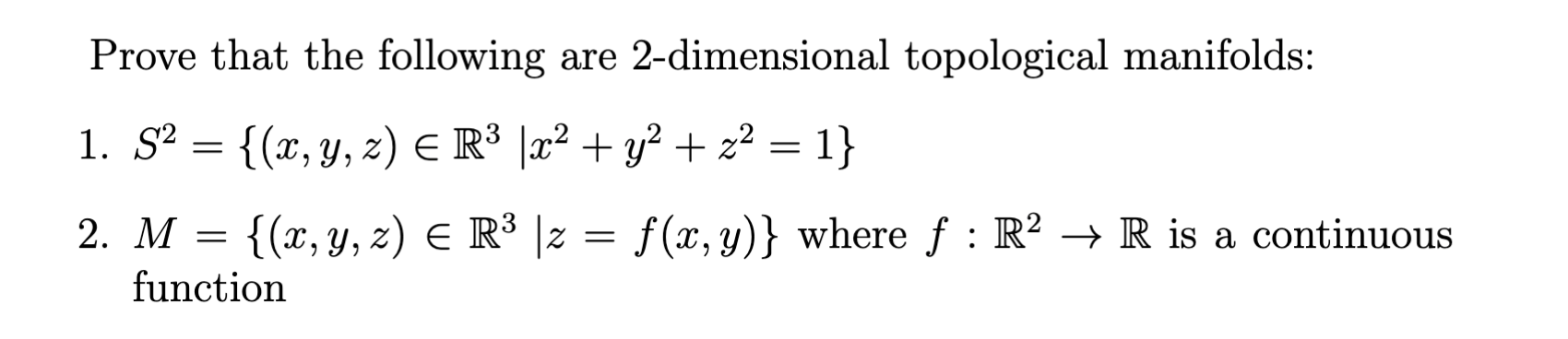 Solved Prove that the following are 2-dimensional | Chegg.com
