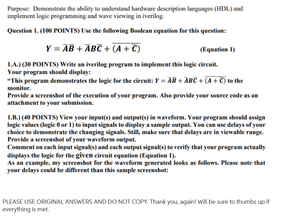 Solved Purpose: Demonstrate the ability to understand | Chegg.com