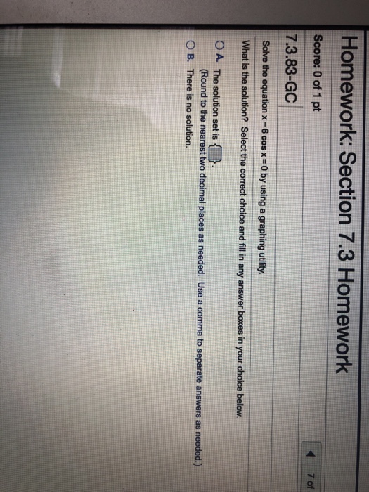 Solved Homework Section 7 3 Homework Score 0 Of 1 Pt