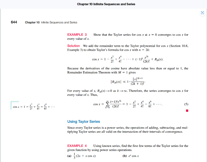 Solved Section 10.9 Reading Assignment: Convergence of | Chegg.com Solved Section 10.9 Reading Assignment: Convergence of | Chegg.com