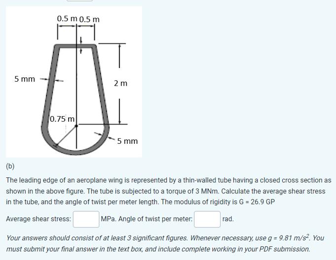 Solved The shaft is fixed at both of its ends. It is | Chegg.com