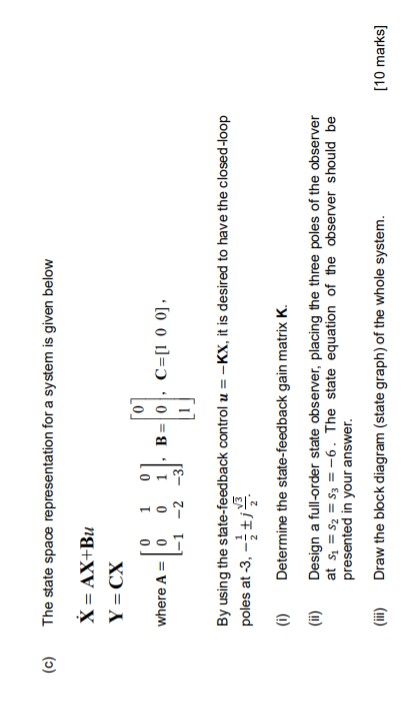 1. (a) An automatic system of water level control is | Chegg.com