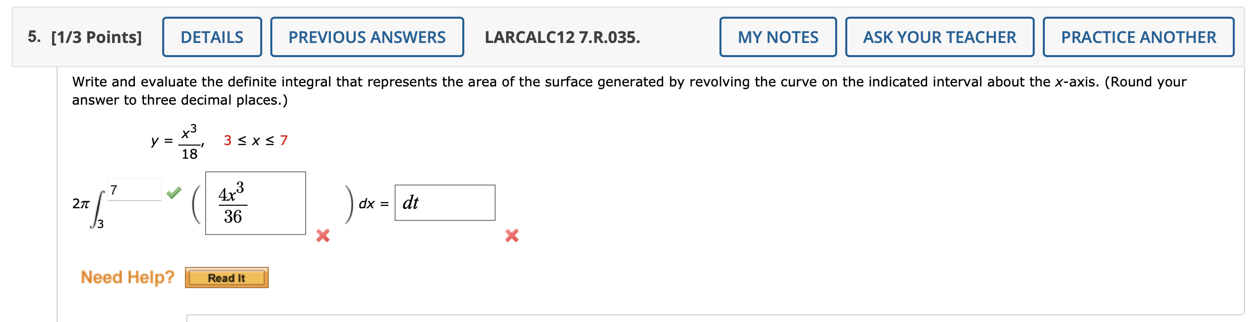 Solved Write and evaluate the definite integral that | Chegg.com