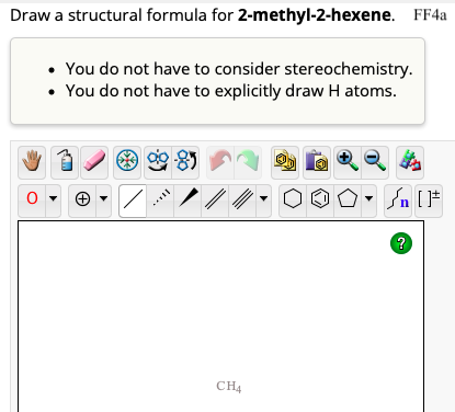 Solved Draw a structural formula for 2-methyl-2-hexene. - | Chegg.com