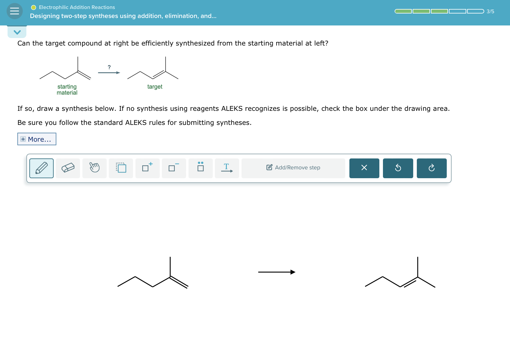 Solved Can the target compound at right be efficiently | Chegg.com