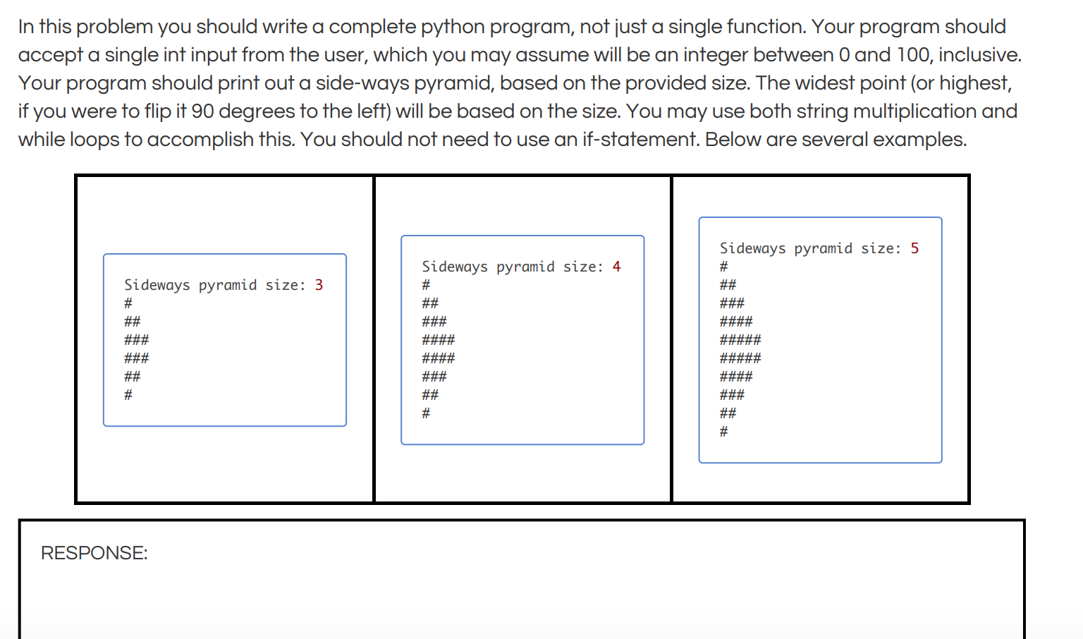 Solved In this problem you should write a complete python | Chegg.com
