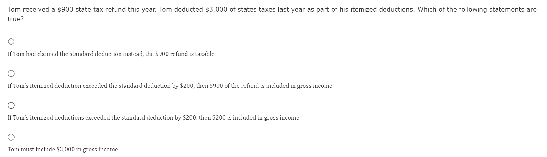 Solved Net \\( \\S 1231 \\) losses are: Deducted as an | Chegg.com