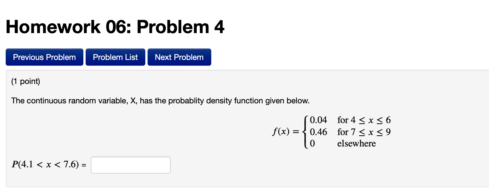 Solved The Continuous Random Variable X Has The Probablity 9852