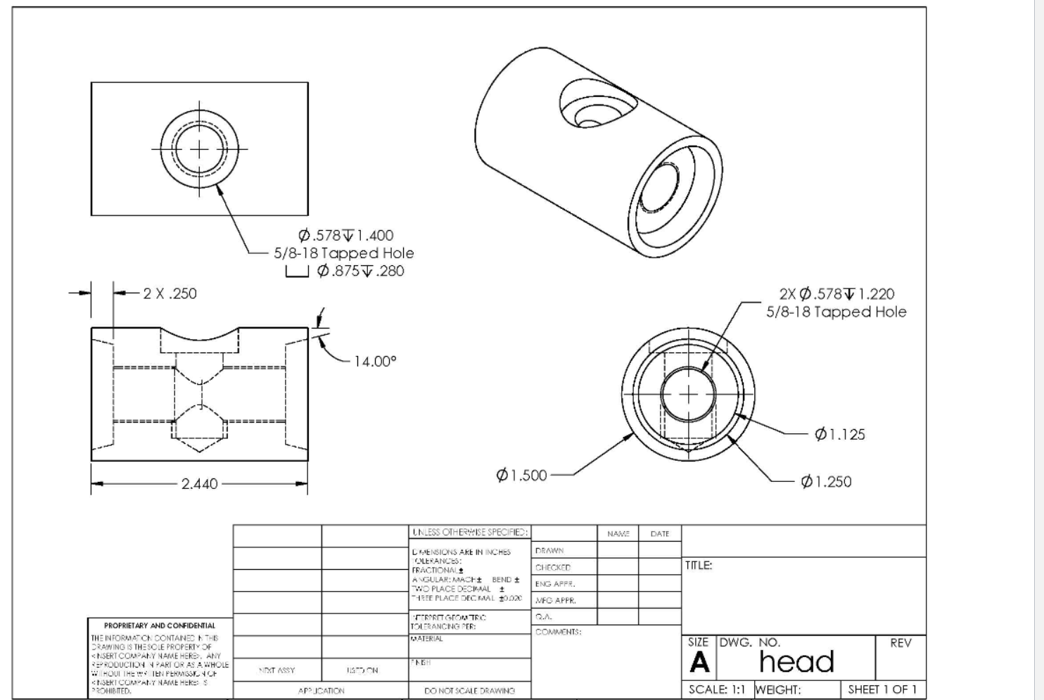 Solved Can you model this part using solidworks and include | Chegg.com